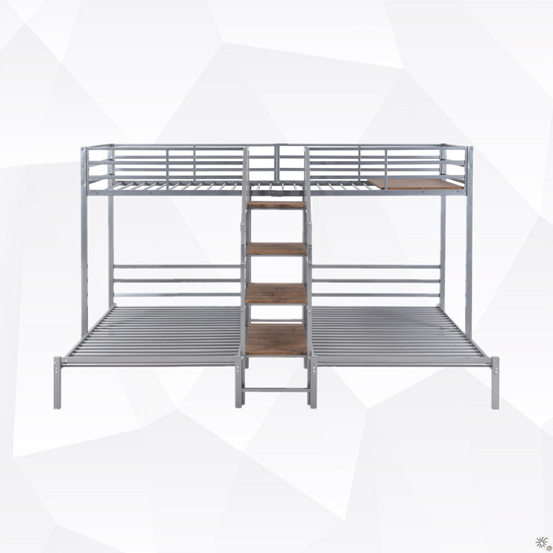 Mason & Marbles Medrick Twin Standard Bunk Bed with Shelves by Mason ...