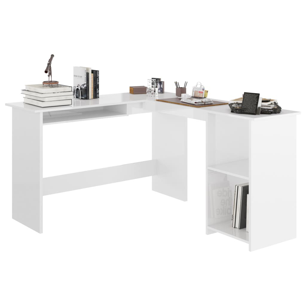 Ebern Designs Corner Desk L-Shaped Computer Desk Home Office Desk ...