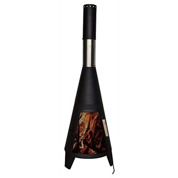 Latitude Run Adriyel 120Cm Stainless Steel Wood Burning Chiminea ...