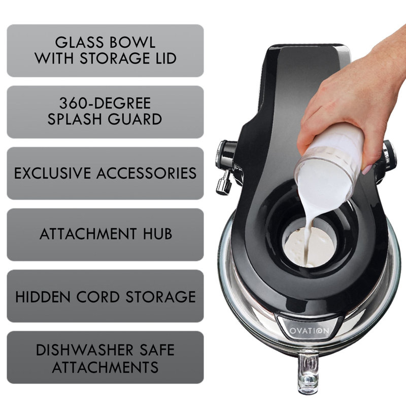 Kenmore Elite Ovation 5 Qt. Stand Mixer with Pour-In Top, 500W ...