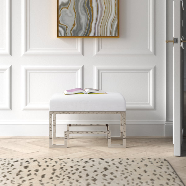 Willa Arlo Interiors Nimmons Faux Leather Upholstered Bench & Reviews ...