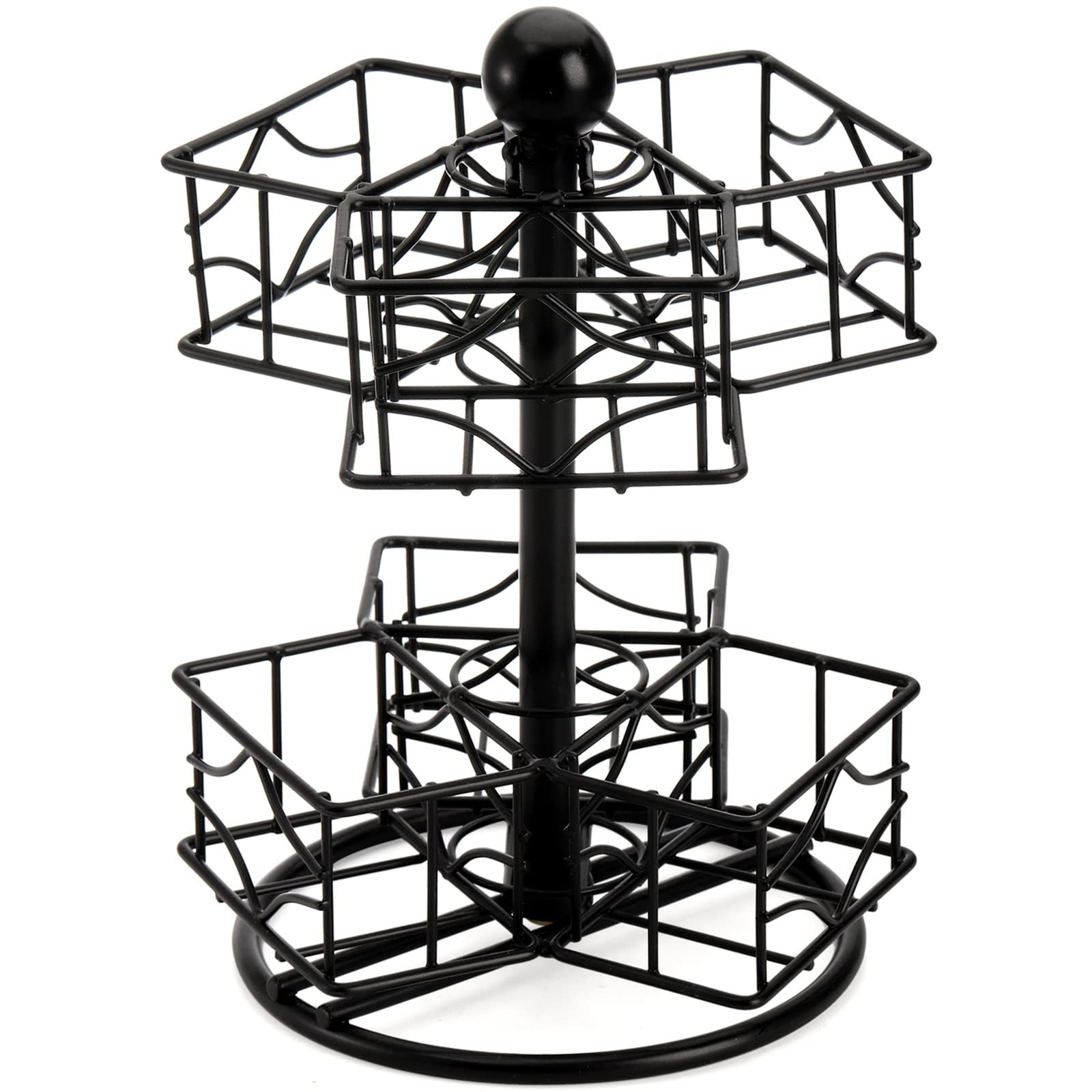 Passetas 360 Degree Tea Bag Spining Carousel Organizer With 6 ...