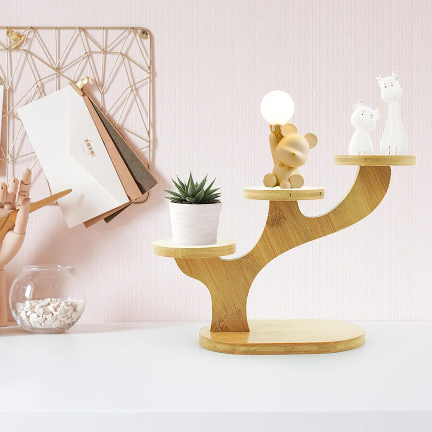 Ebern Designs Wooden Tiered Tabletop Plant Stand - Wayfair Canada