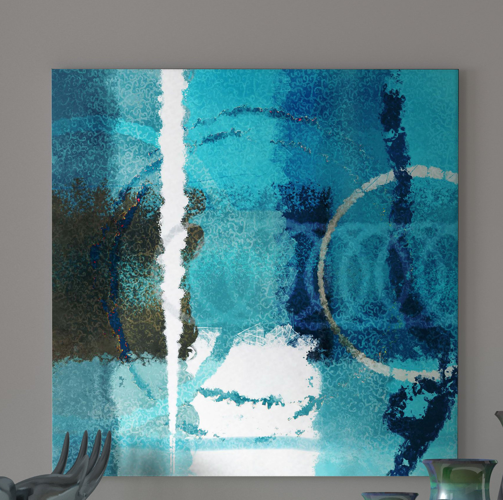 Wrought Studio™ Stunning Fascinating - Wrapped Canvas Painting Print ...