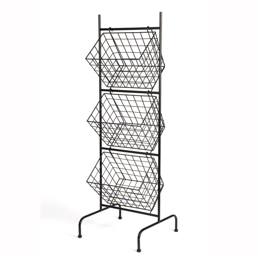 Hokku Designs 3 TIER WIRE BASKET DISPLAY STAND - Wayfair Canada