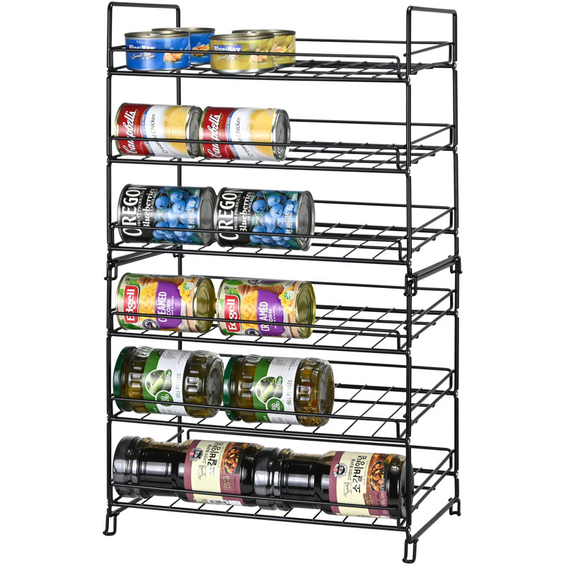 Rebrilliant Millo 3-Tier Stackable Wire Can Rack Organizer Can Storage ...