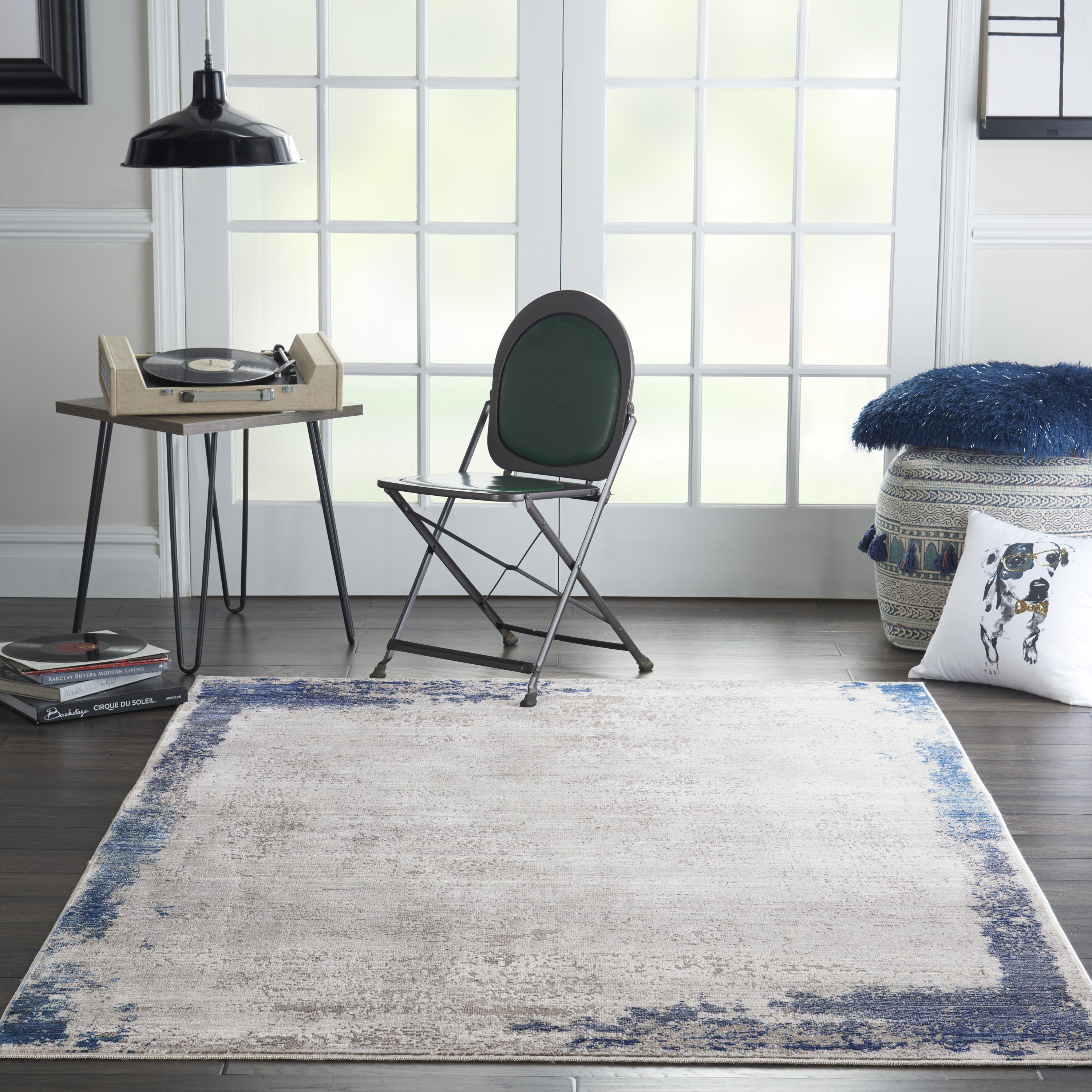17 Stories Modern Gray Area Rug | Wayfair