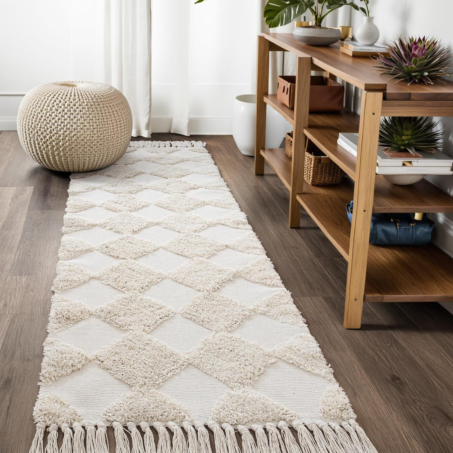 Union Rustic Farmhouse Washable Rug Runners for Hallway | Wayfair