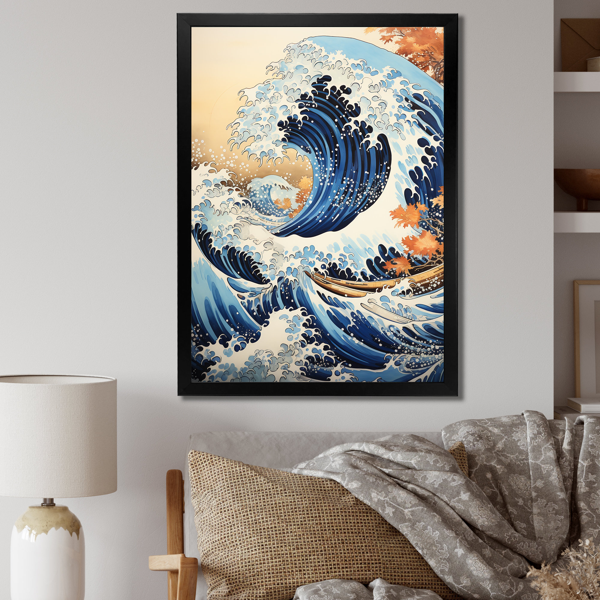Dovecove Masterpiece The Great Wave Of Kanagawa III - Nautical & Beach ...
