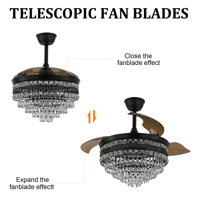 House of Hampton® Gulkis 42.12'' Ceiling Fan with LED Lights | Wayfair