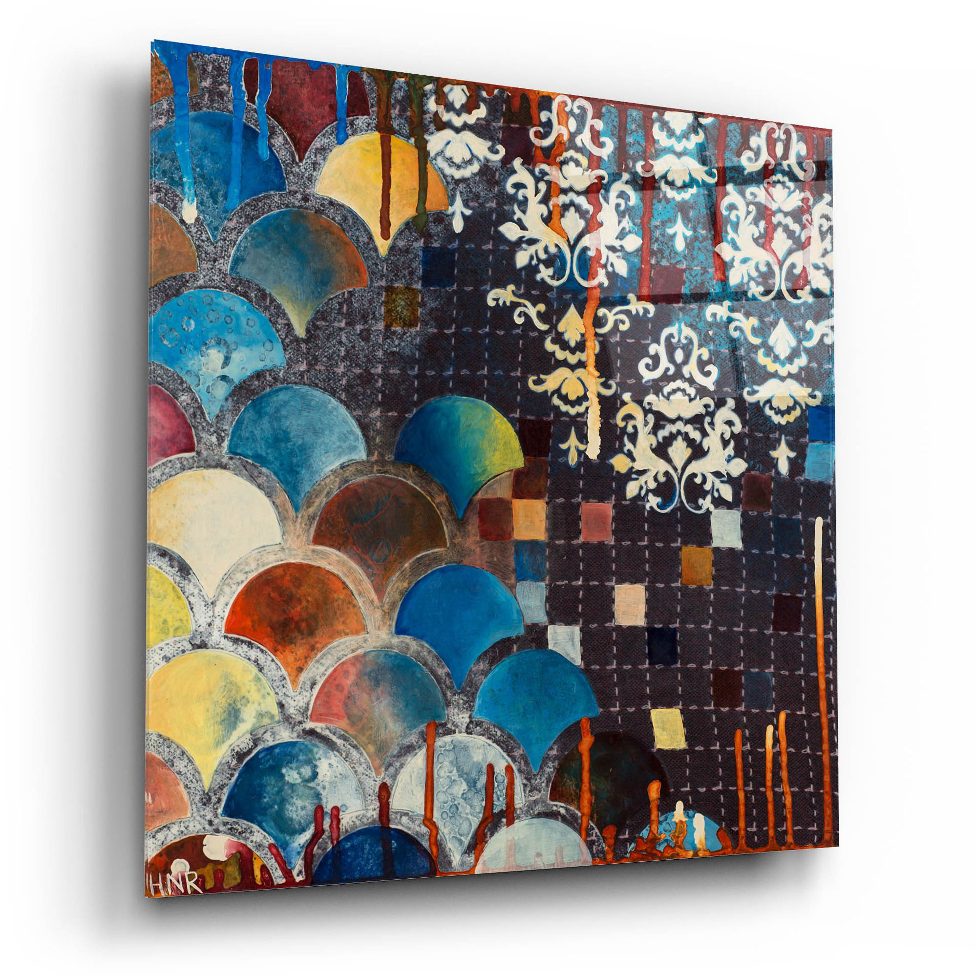 Alcott Hill «Gingko» par Heather Noel Robinson, art mural en verre ...