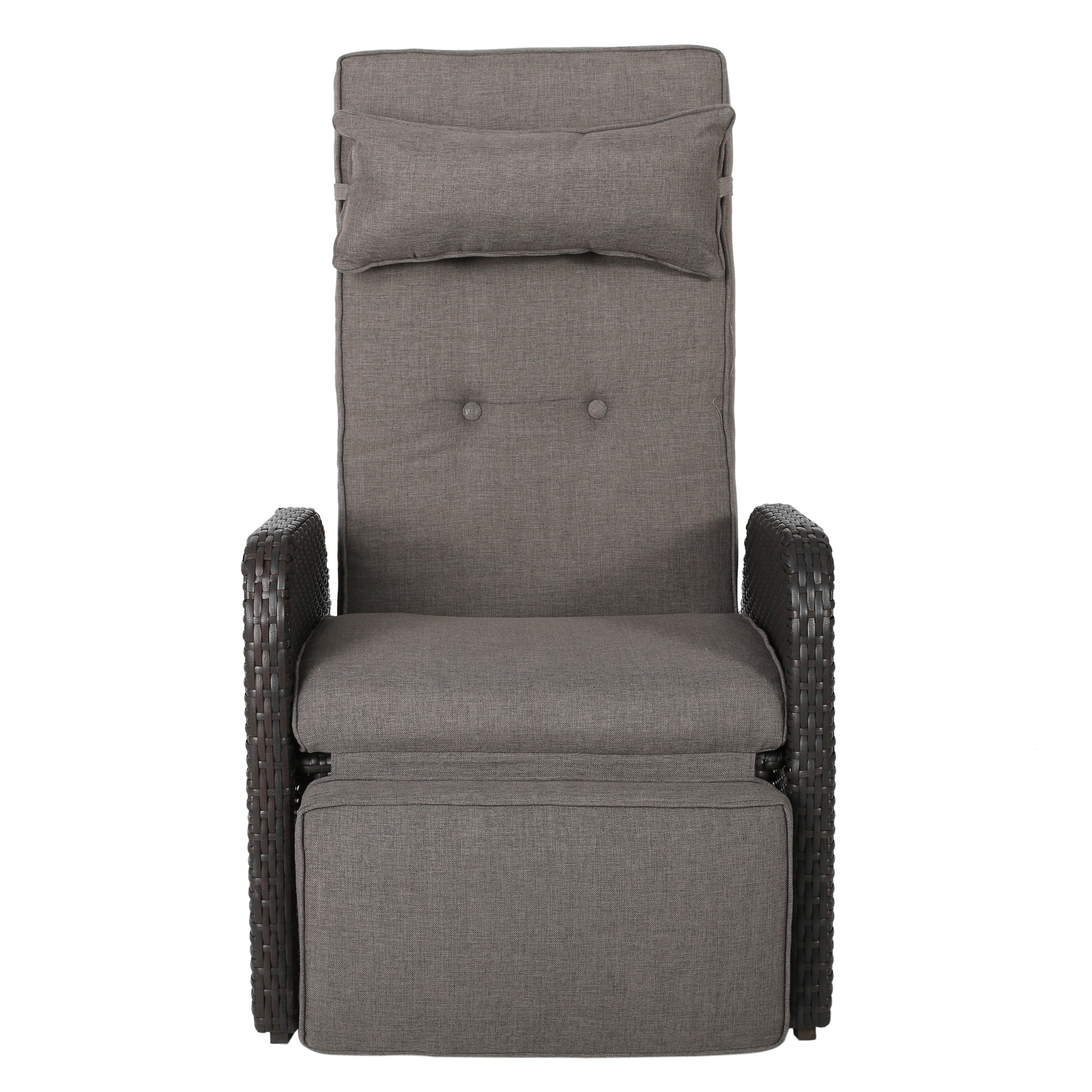 Ophelia & Co. Adjustable Outdoor Recliner Chair With 150° Reclining And ...