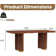 Westco Furniture 70.9'' Kitchen Modern Rectangular Dining Table Mdf Top ...