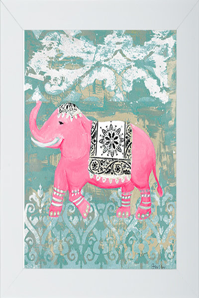 Pictures and Mirrors Pink Bazaar 1 Framed Painting Print | Wayfair