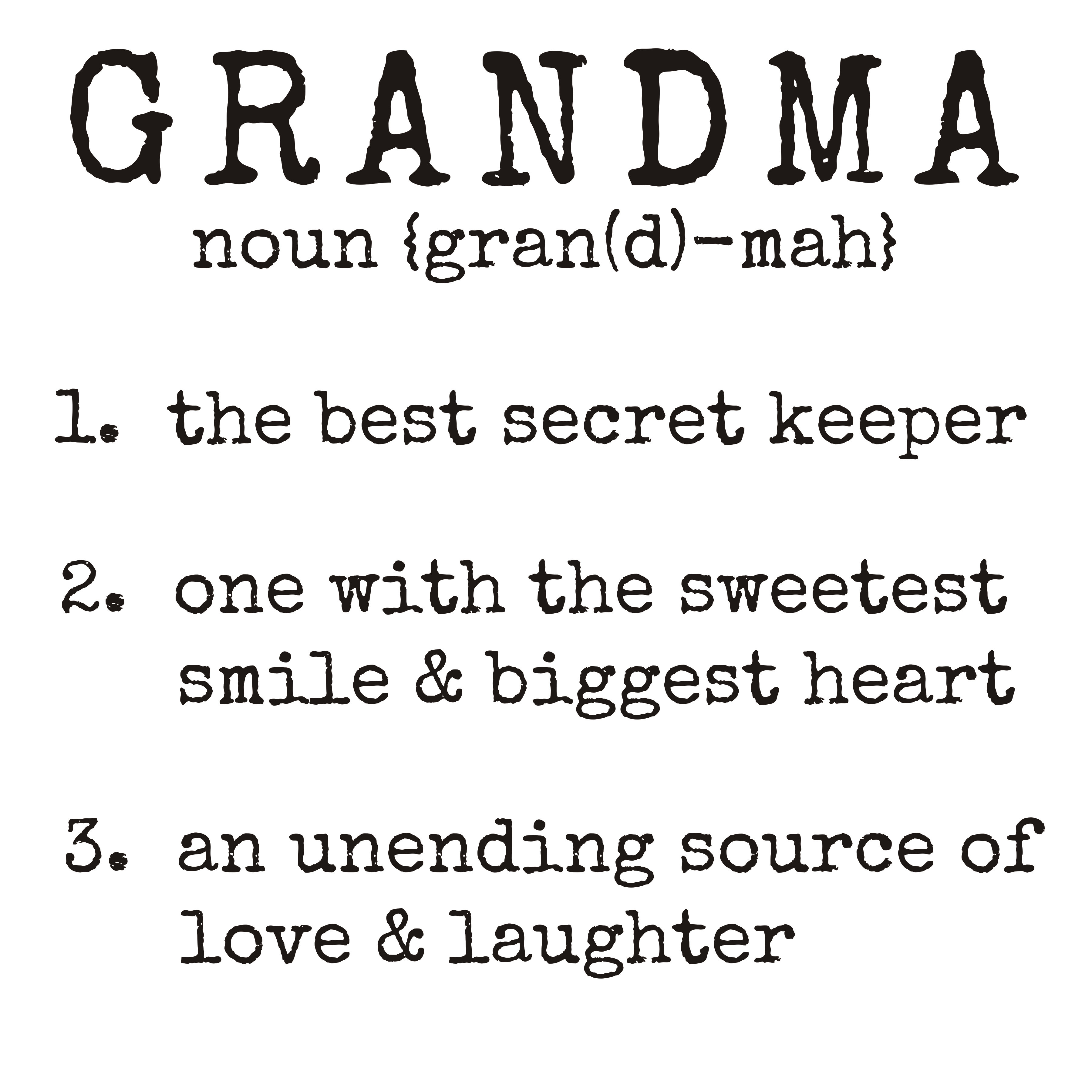 Happy Larry Grandma Definition | Wayfair.co.uk