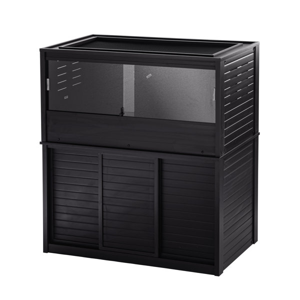 New Age Pet Ecoflex Large Reptile Enclosure With Matching Cabinet Stand ...