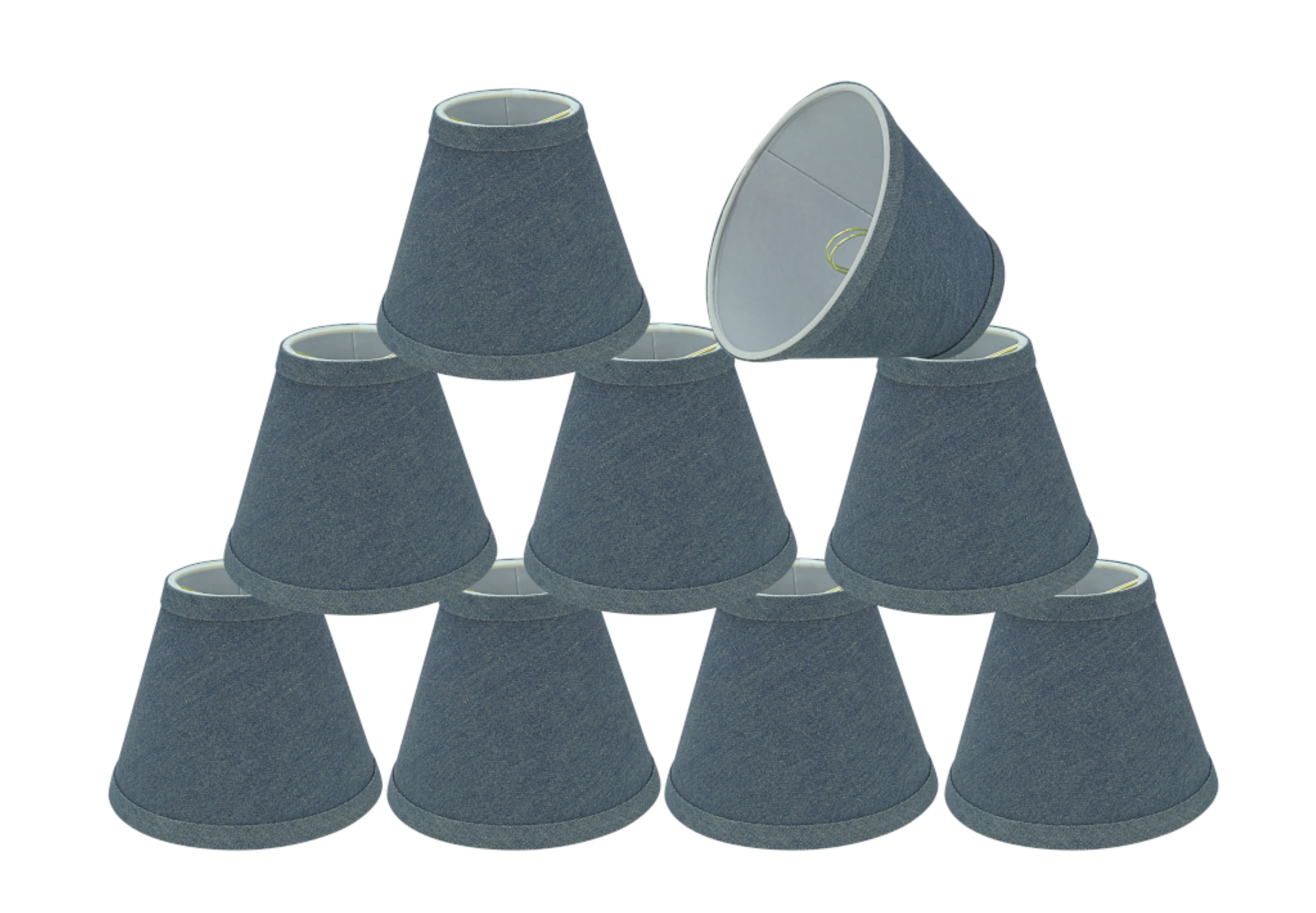 Breakwater Bay 5" H Denim Empire Lamp Shade ( Clip On ) in Blue ...