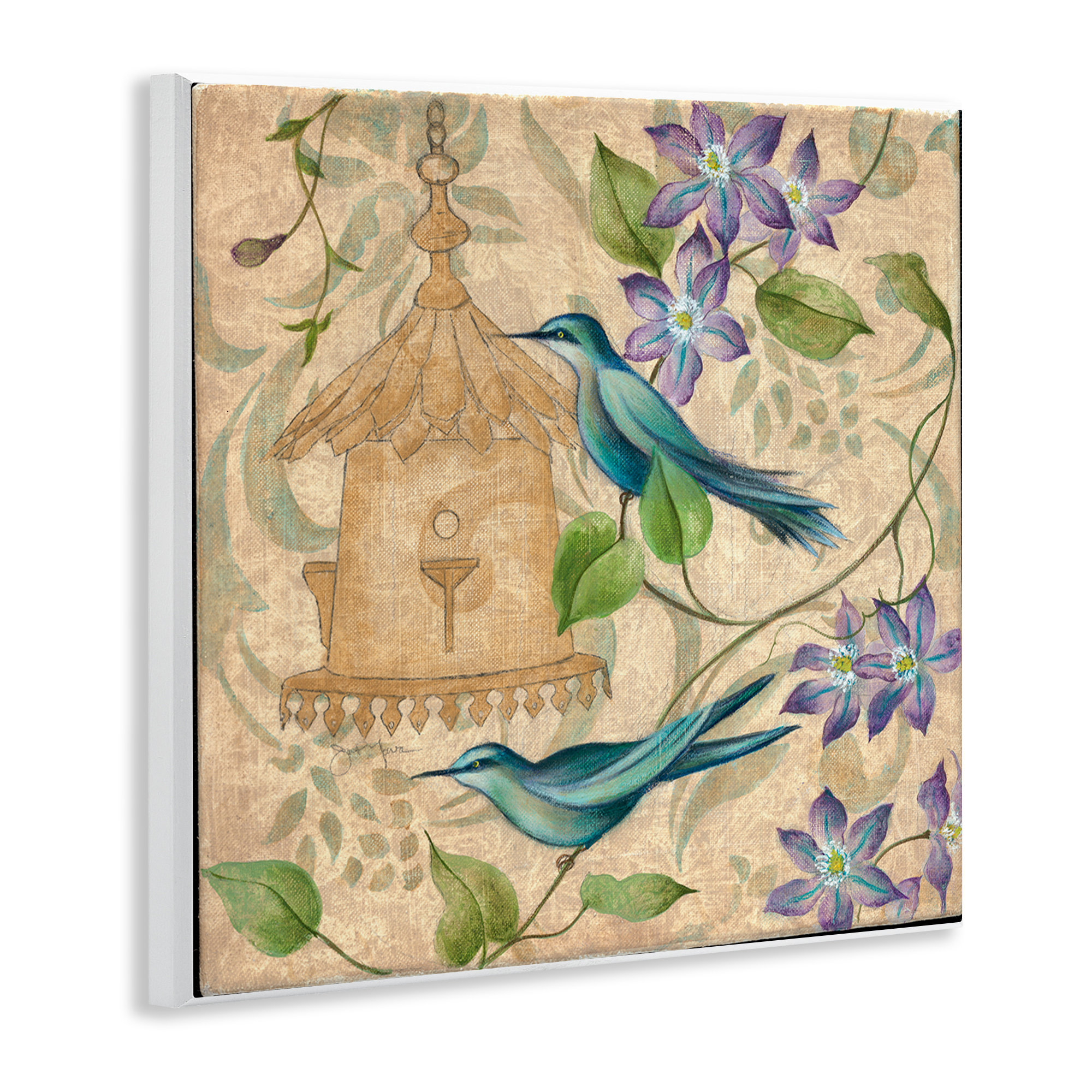 Fleur De Lis Living Spring's Song Bird Scene Wall Plaque, design by ...
