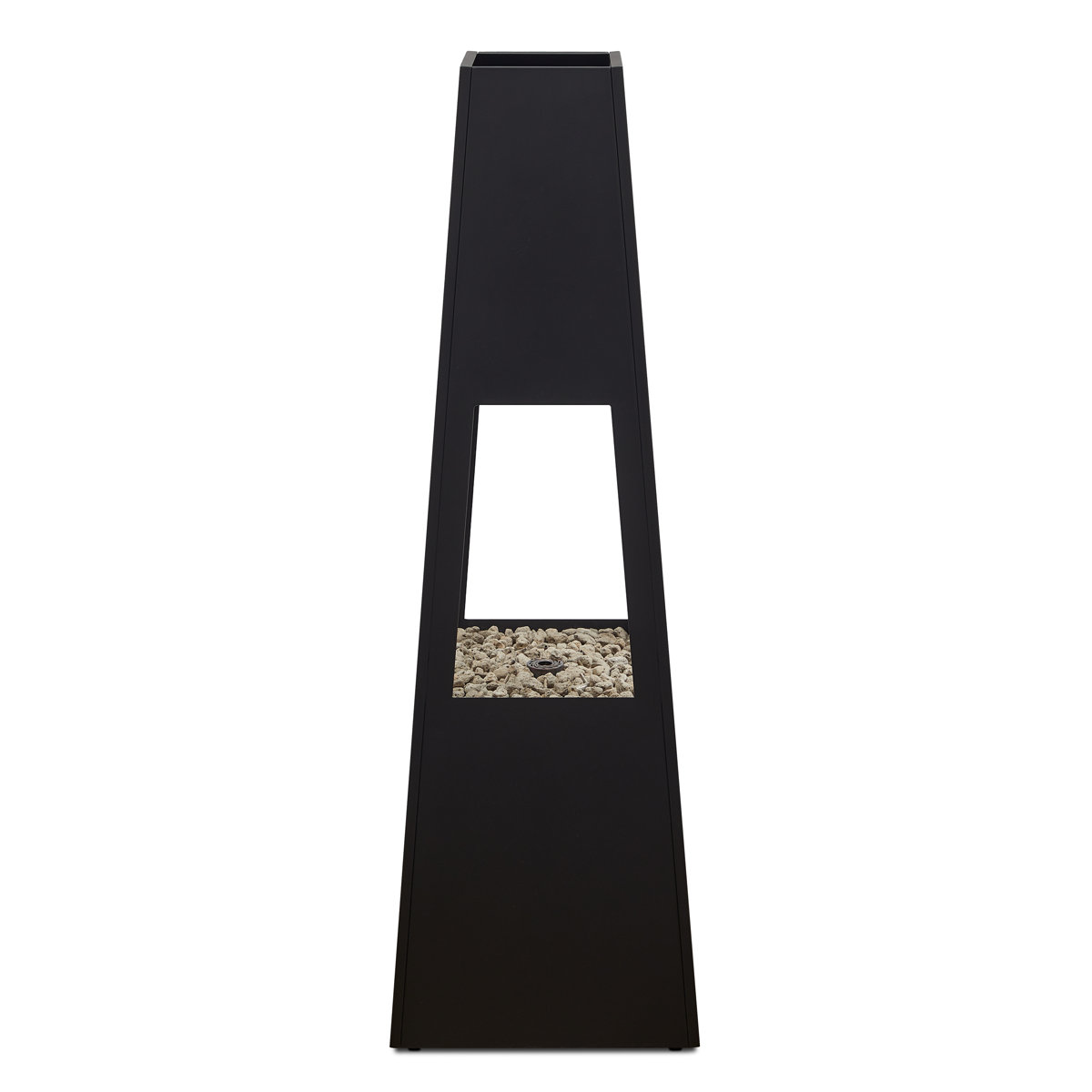 Real Flame Ferro 70" Metal Chiminea Fire Pit With Hidden Propane Tank ...