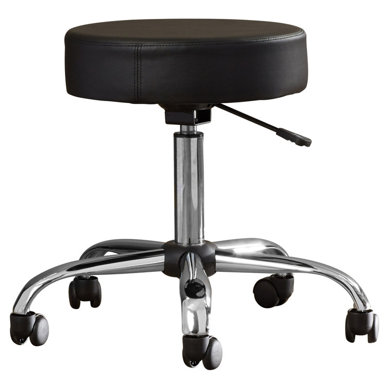 Latitude Run® Wilhelm Adjustable Height Lab Stool with Wheels & Reviews ...