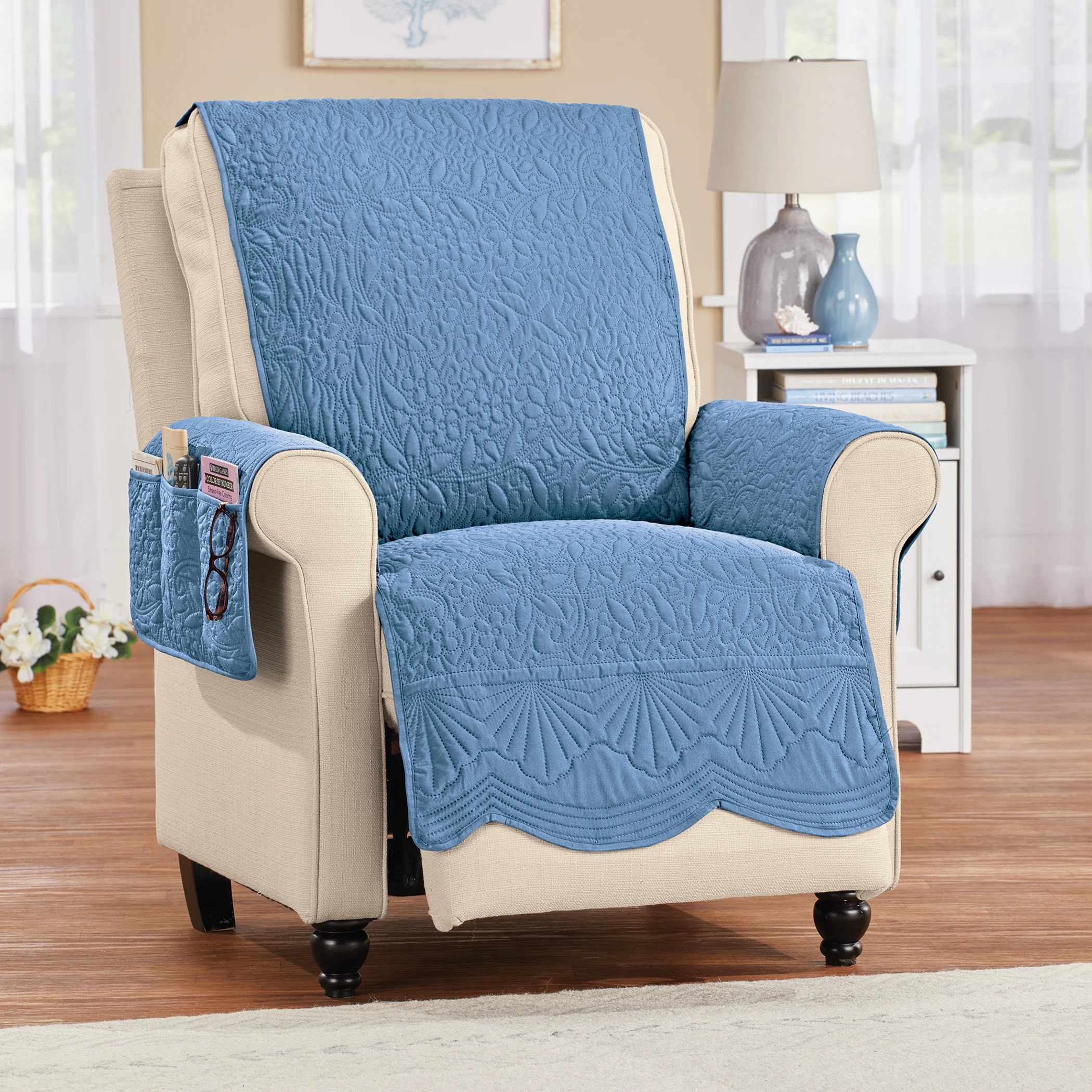Lark Manor Textured Design Shell Edge Furniture Protector - Wayfair Canada