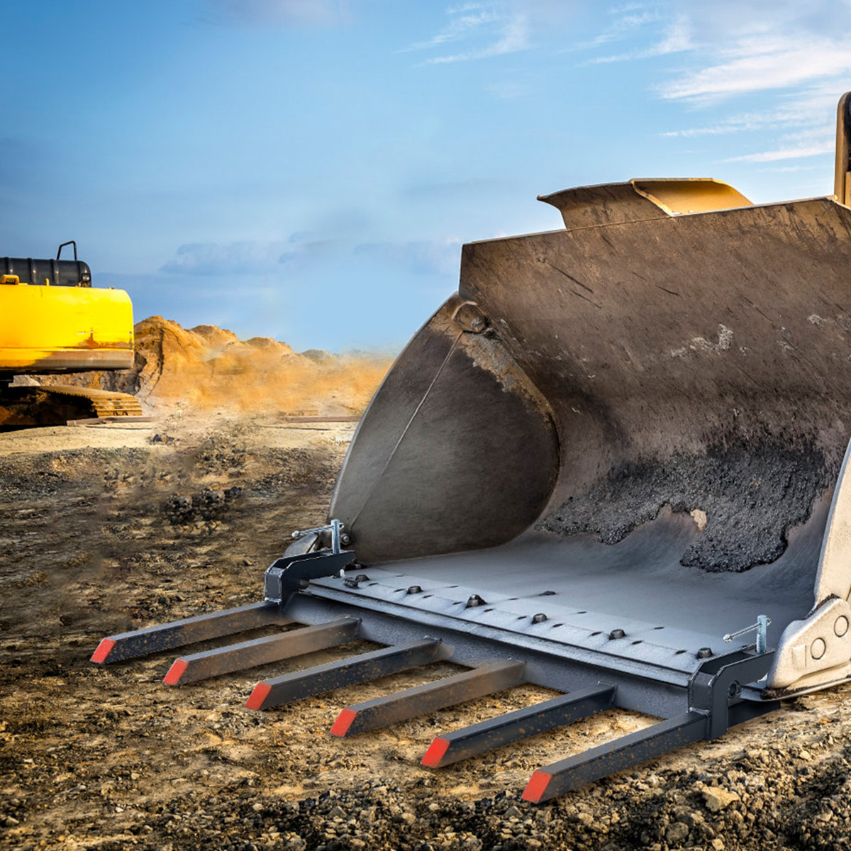 WFX Utility™ Clamp on Debris Forks, 4560 lbs Capacity | Wayfair