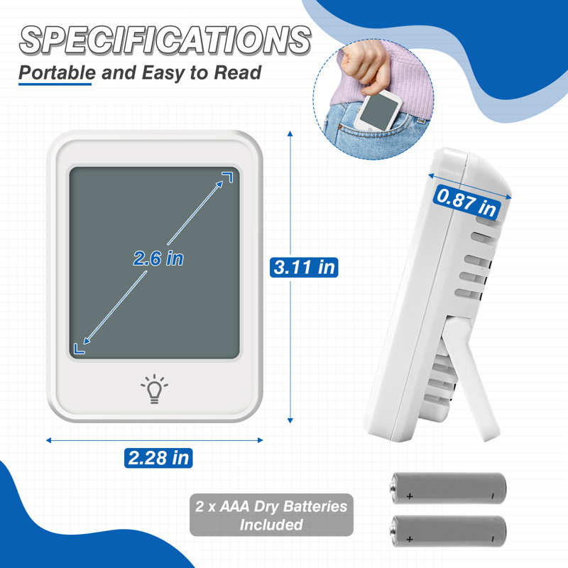 EAGLE PEAK Digital Thermometer | Wayfair