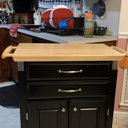 Charlton Home® Hamilton Wood Kitchen Cart & Reviews | Wayfair