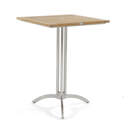 Westminster Teak Contemporary 30-Inch Square Bar Table With 4 Teak ...