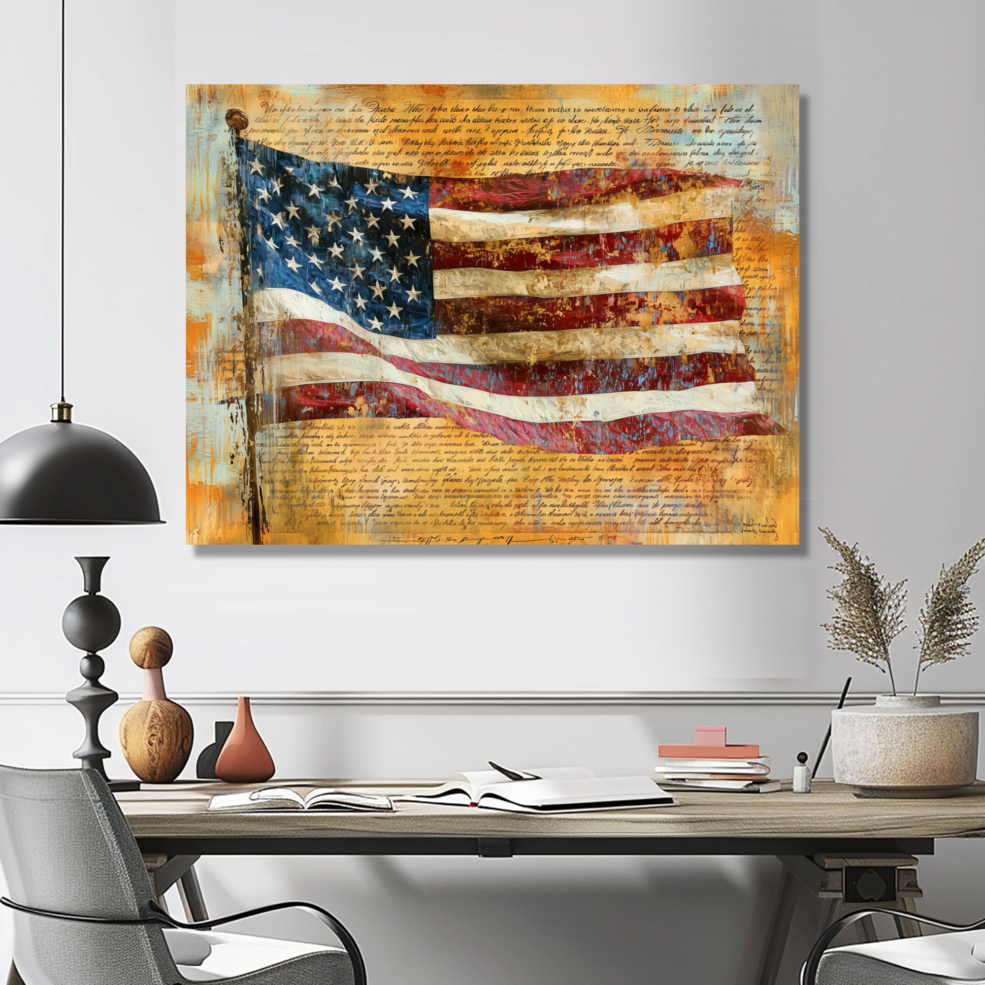 Williston Forge Labus We Hold These Truths Into The Us Flag - USA ...