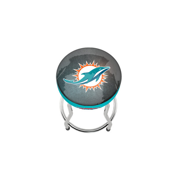 Arcade 1Up Miami Dolphins Adjustable NFL Blitz Team Pub Stool ...