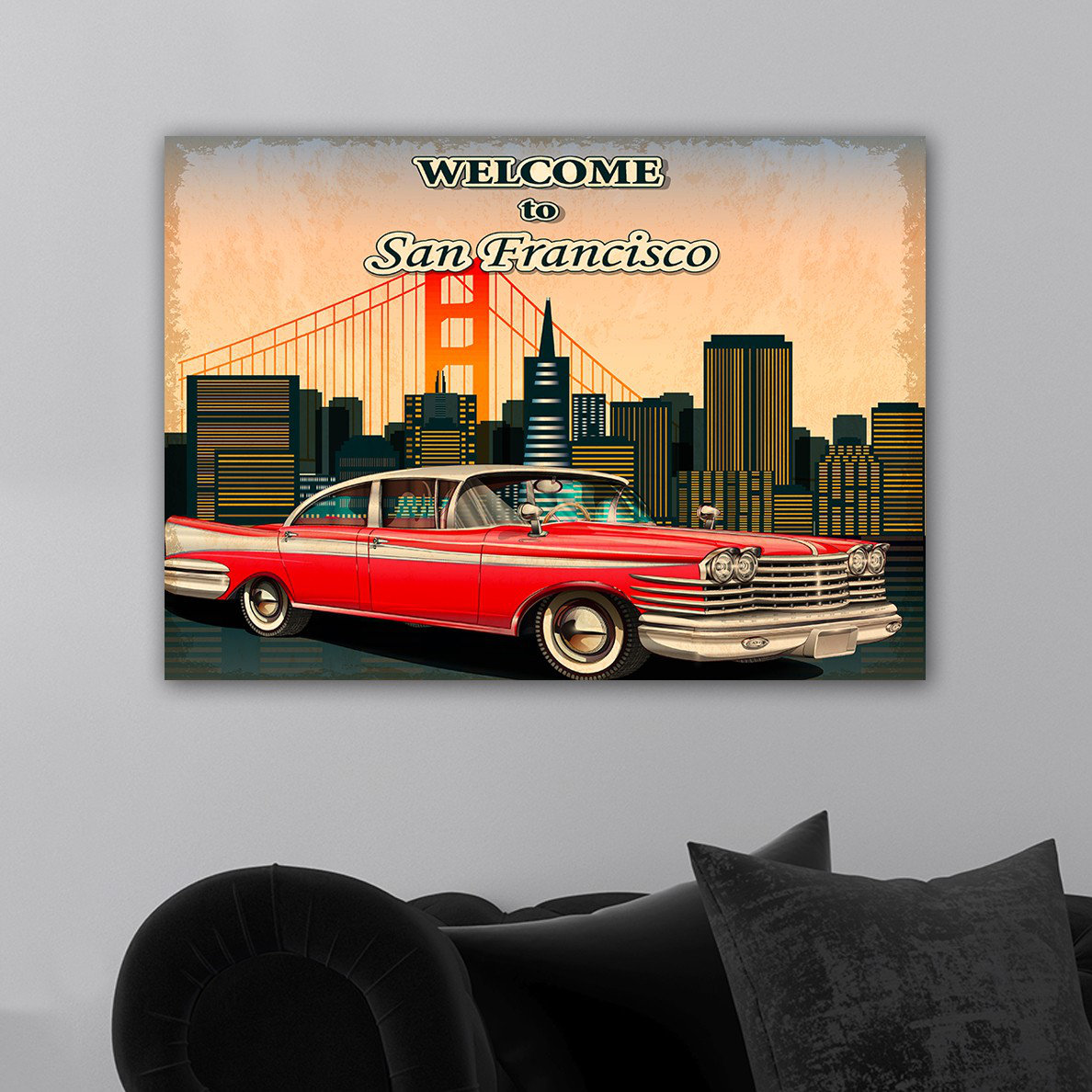 East Urban Home Wrapped Canvas Advertisement | Wayfair