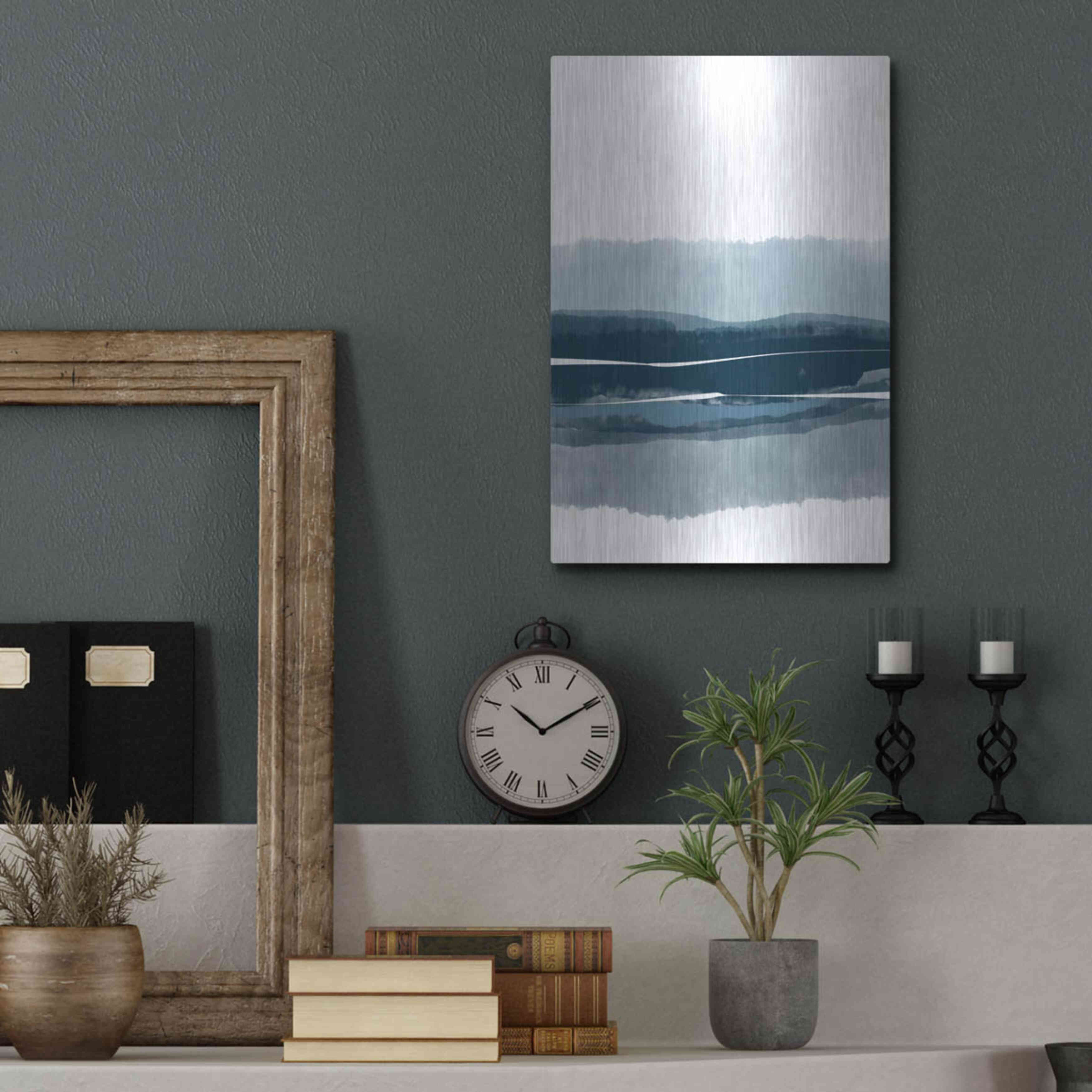 Orren Ellis 'Coastal Abstract 4' by Christov Art, Metal Wall Art | Wayfair