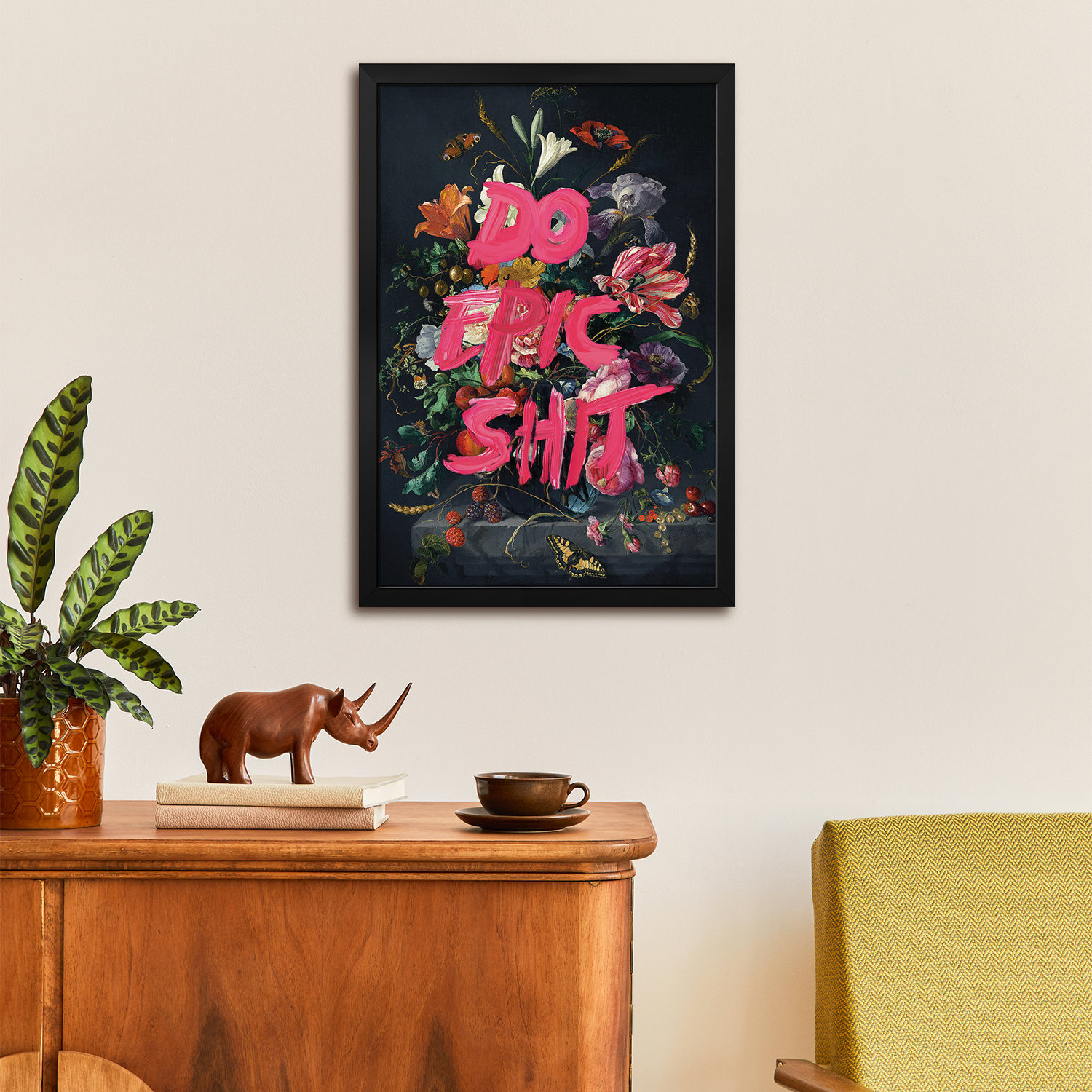 Lark Manor™ Do Epic Shit Premium Framed Poster by Jonas Loose | Wayfair