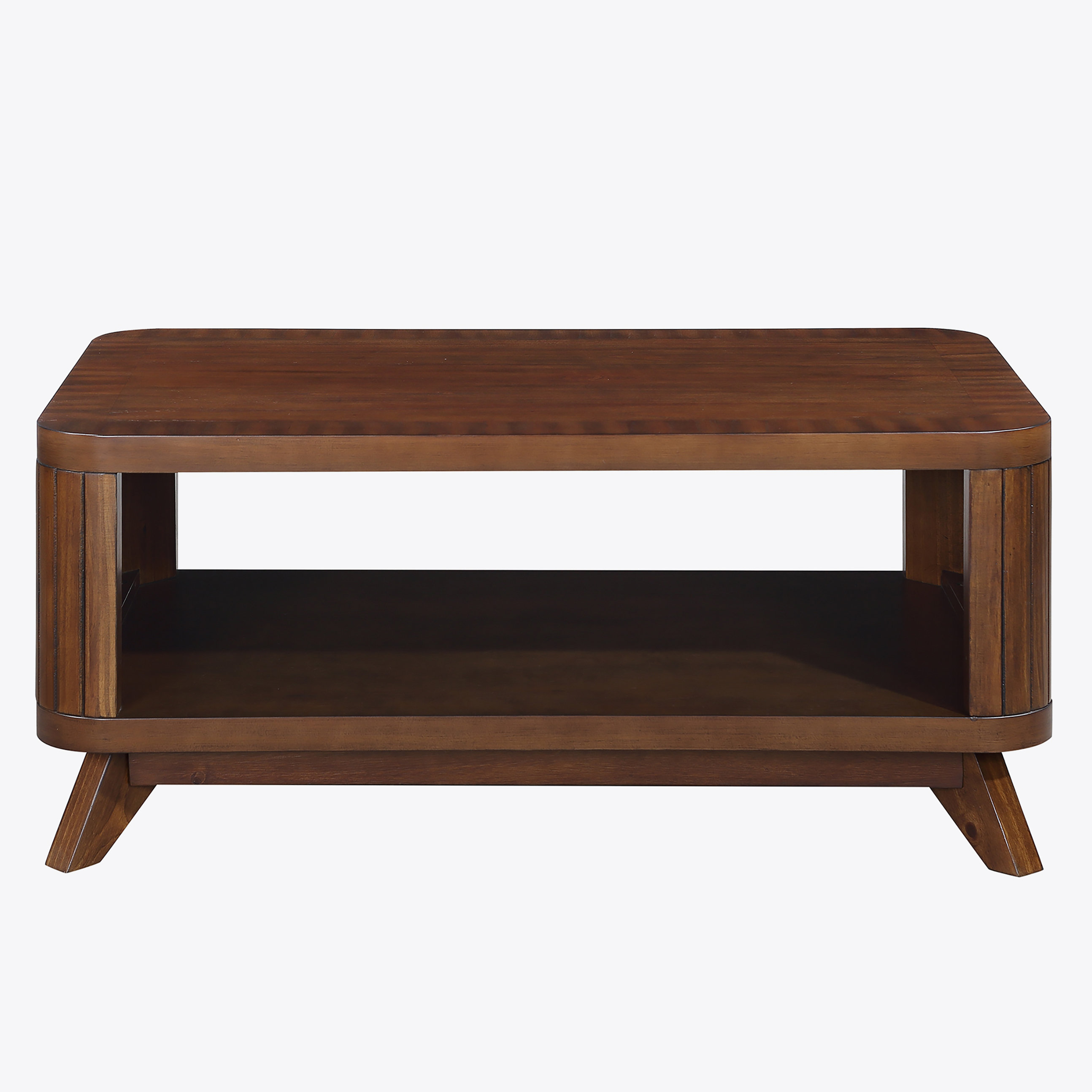 George Oliver Rectangular Wood Coffee Table for Living Room, 41.5-Inch ...