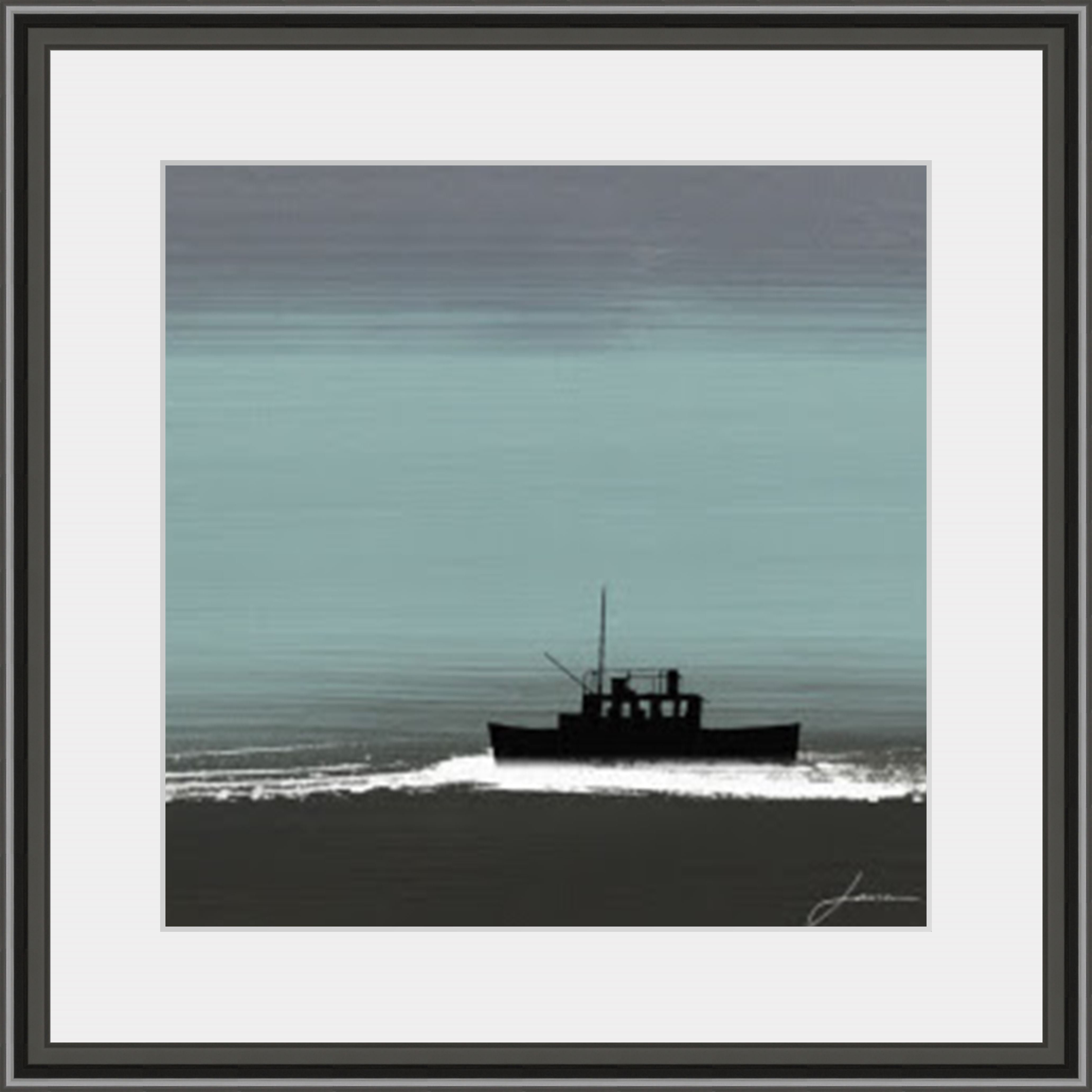 Global Designs 'Dusky Sea III' Framed Painting Print - Wayfair Canada