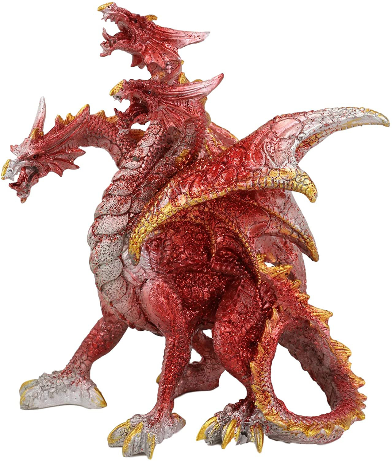Trinx Ebros Ancient Legendary Three Headed Dragon Hydra Roaring Statue ...