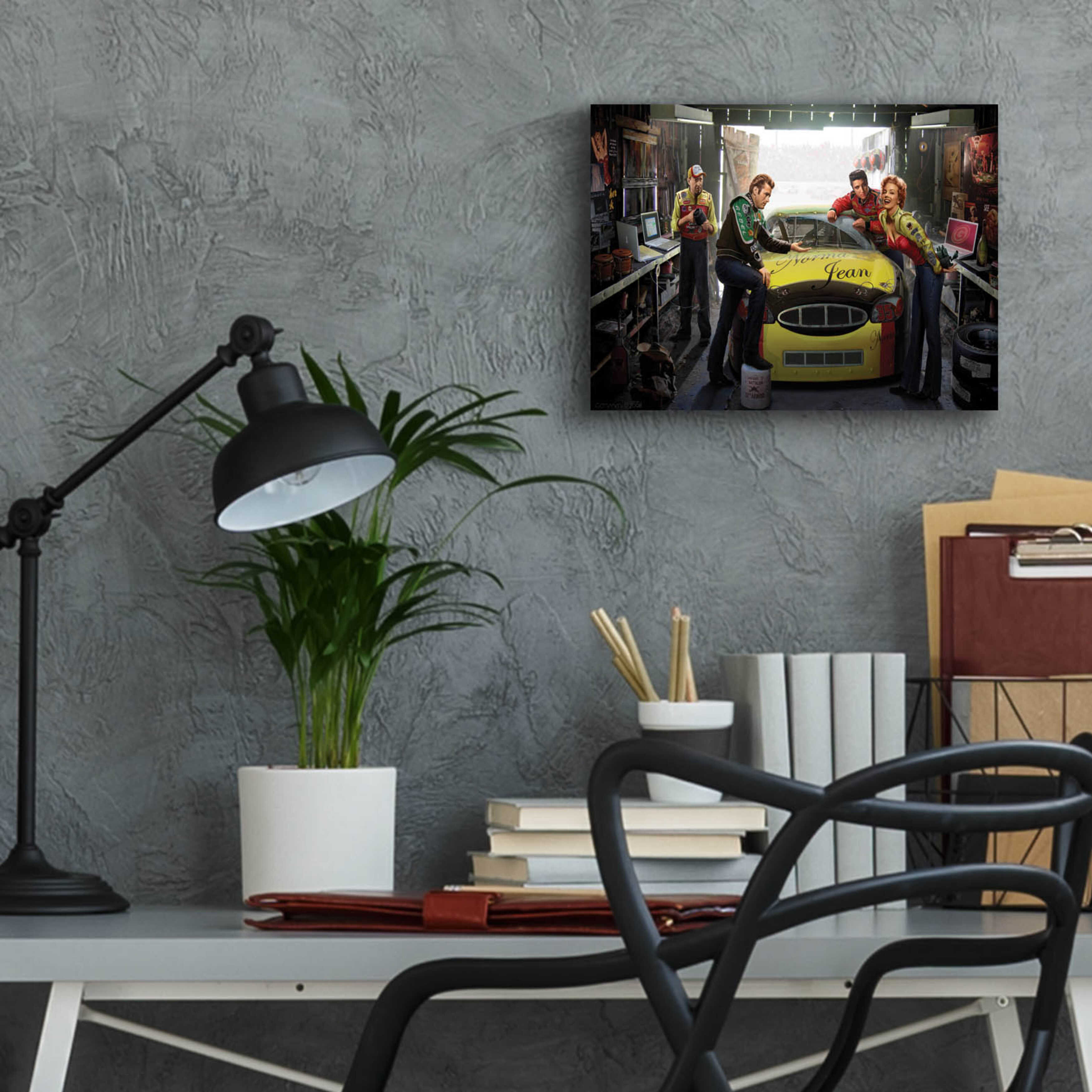 Red Barrel Studio Epic Art 'Eternal Speedway' By Chris Consani, Acry ...