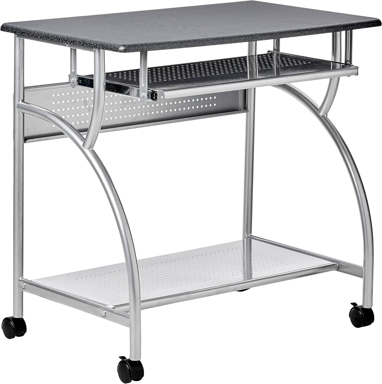 Inbox Zero Workstation - Anthricite Metallic Grey, Heavy-Duty Steel ...