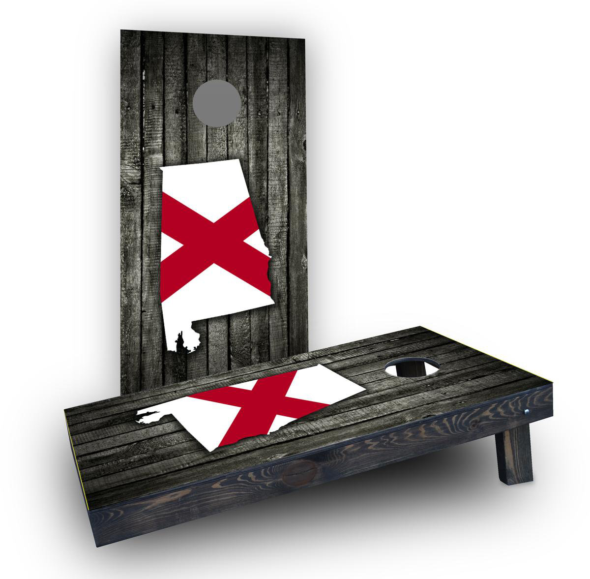 Custom Cornhole Boards Cornhole de table et de marquage d’état en ...