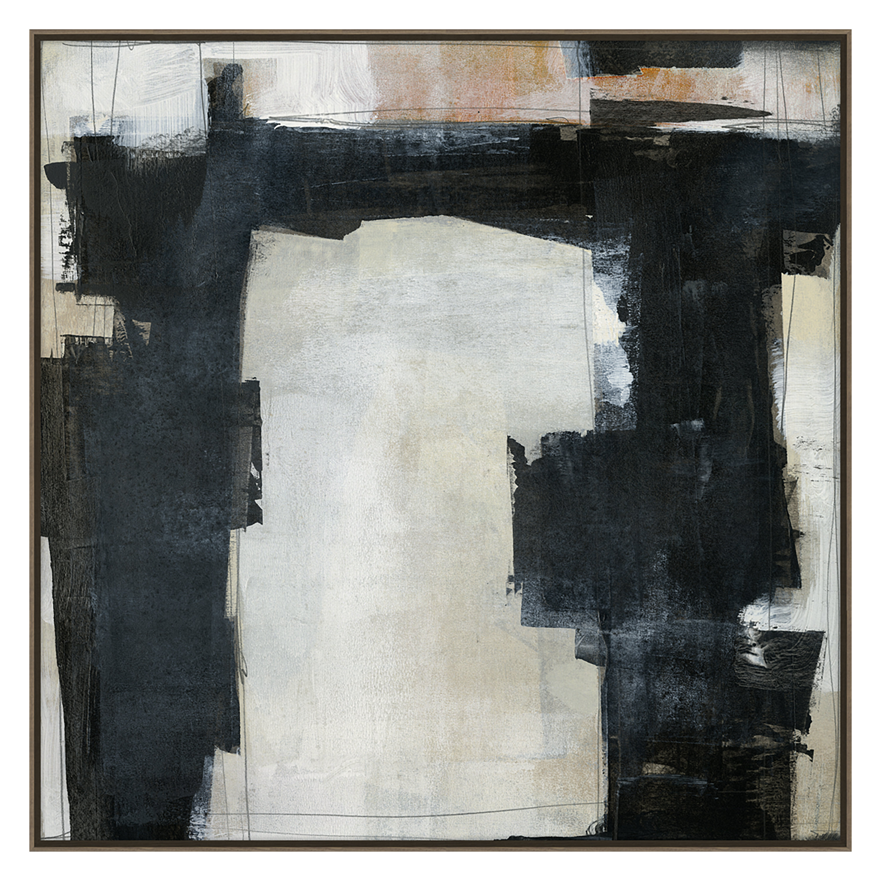 Grand Image Home Meditations 5 by Maeve Harris - Floater Frame Painting ...