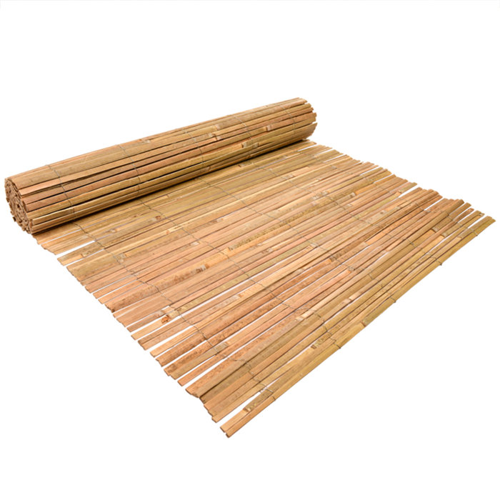 Backyard X-Scapes Natural Split Bamboo Fencing Decorative Fence Panel ...