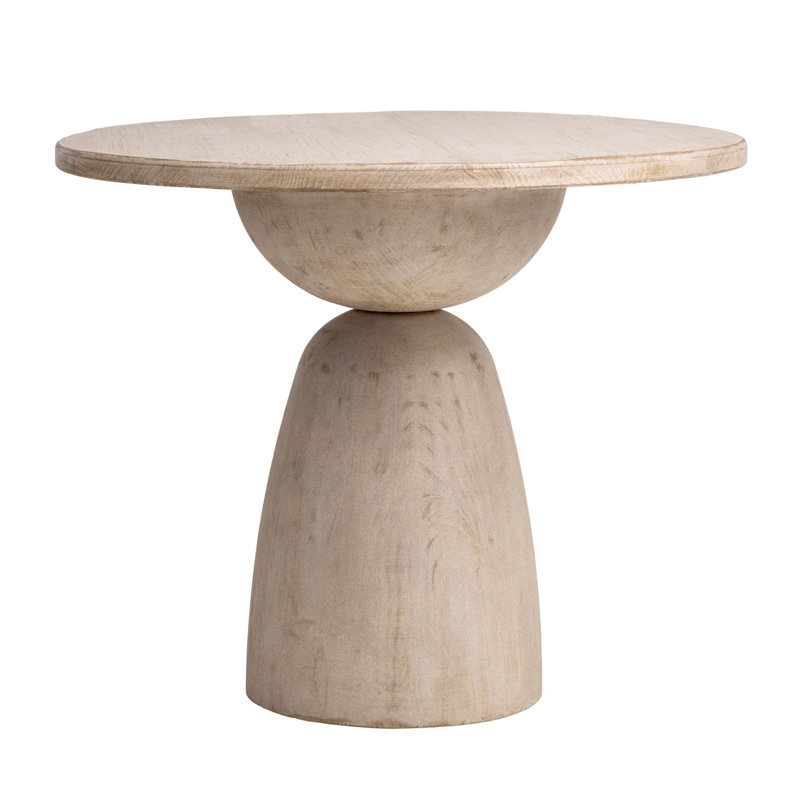 AllModern Saria Round Solid Wood Dining Table & Reviews - Wayfair Canada
