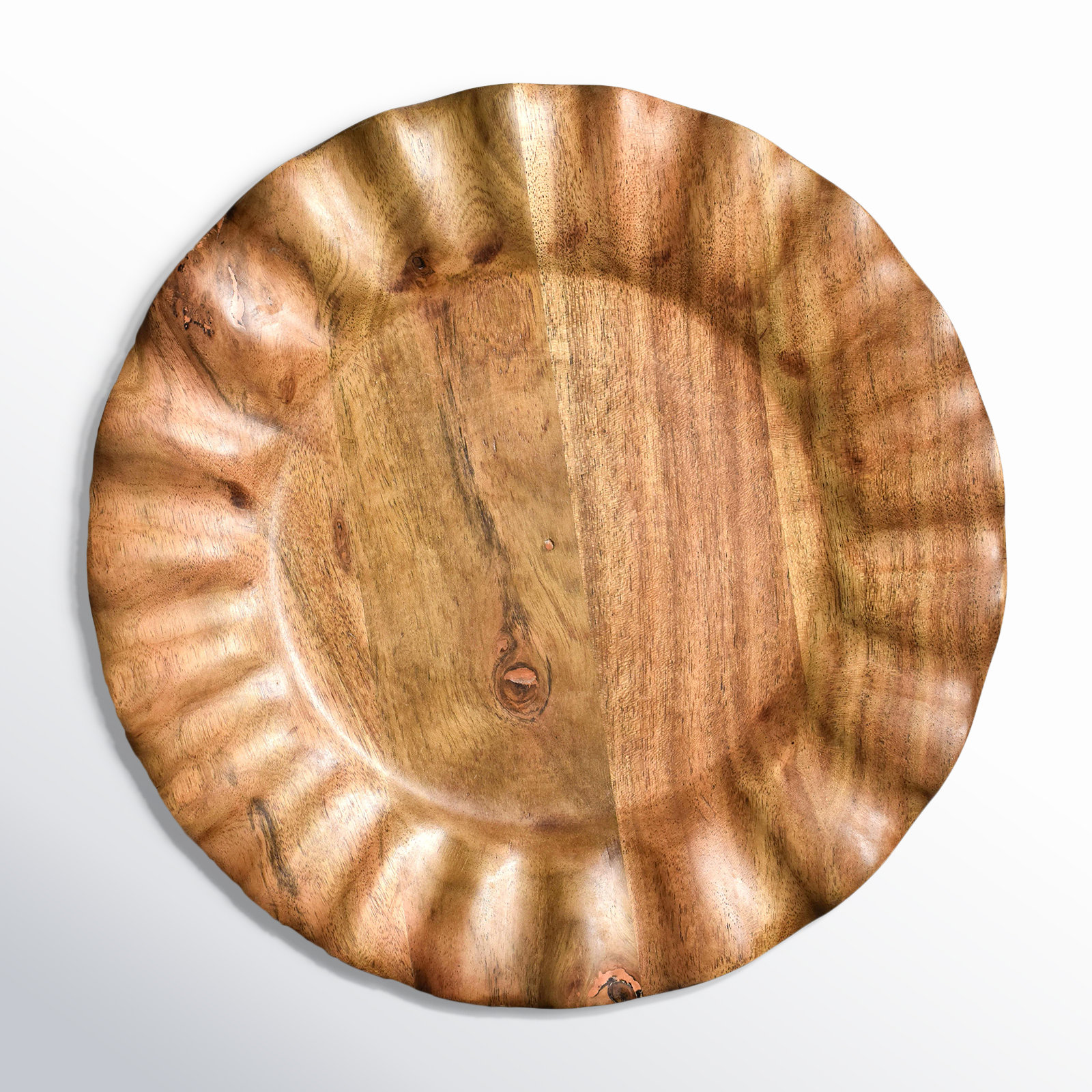 Coton Colors by Laura Johnson Wood 11 Ruffle Dinner Plate | Birch Lane