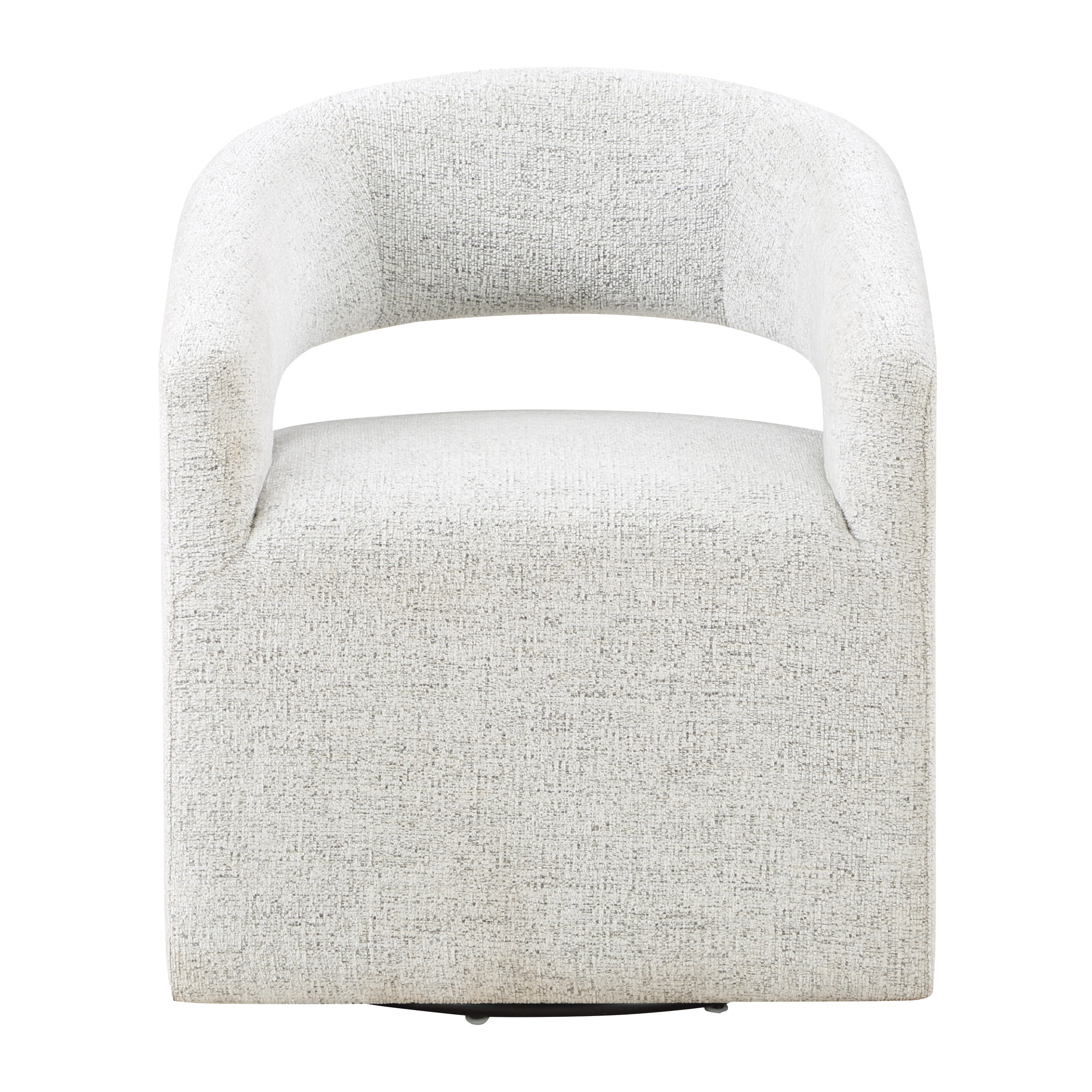 Wrought Studio Jaidie Upholstered Swivel Barrel Chair | Wayfair