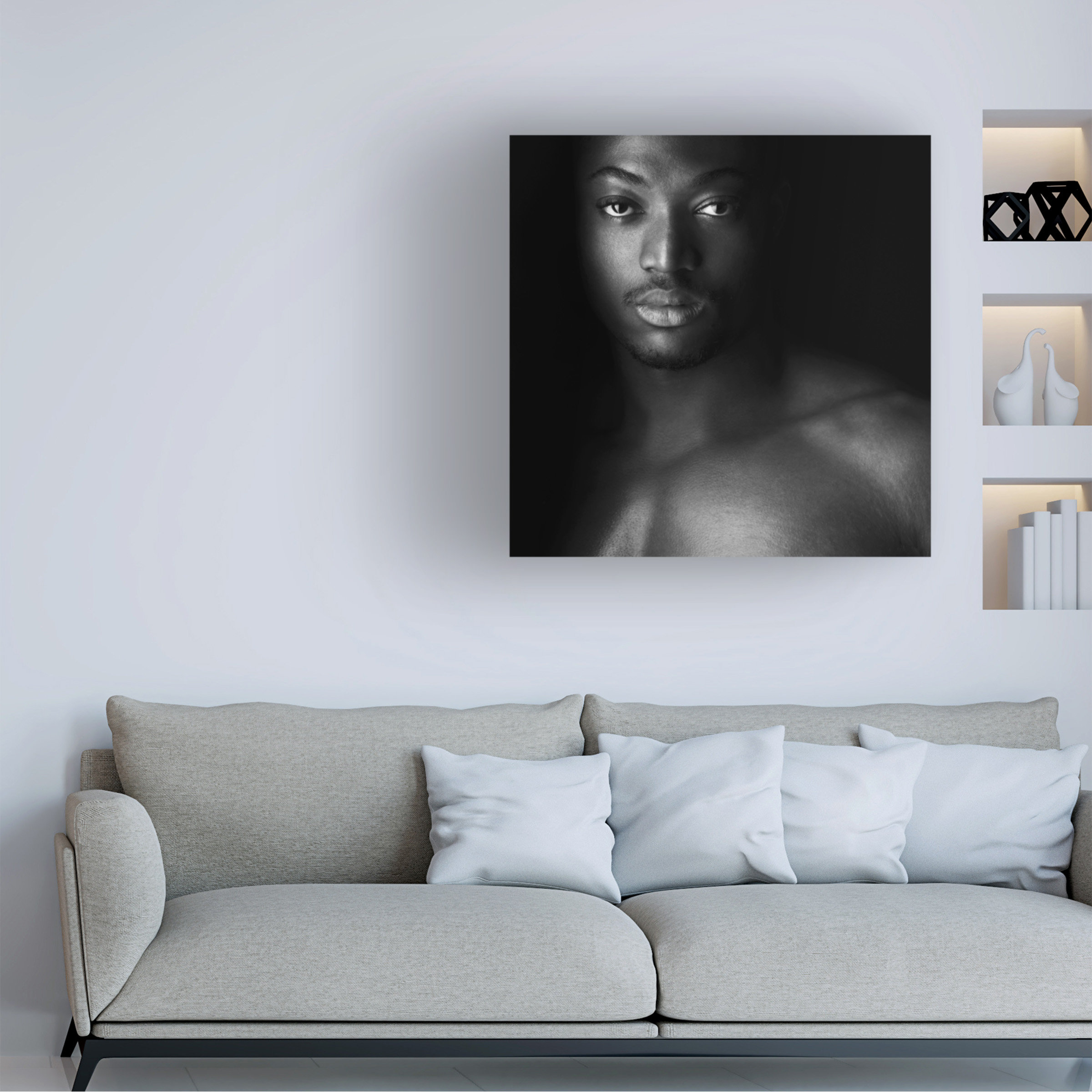 Ophelia & Co. Danil Rudoi Mans Shadow Canvas Art | Wayfair