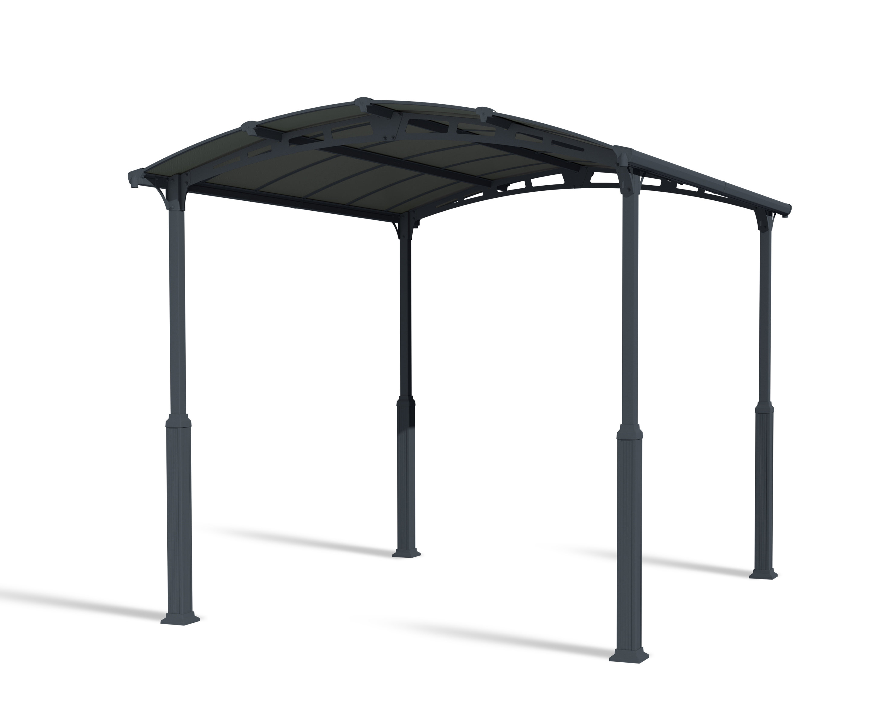 Canopia Palram - Canopia Arcadia Alpine 12' W x 14' D Canopy Gray | Wayfair