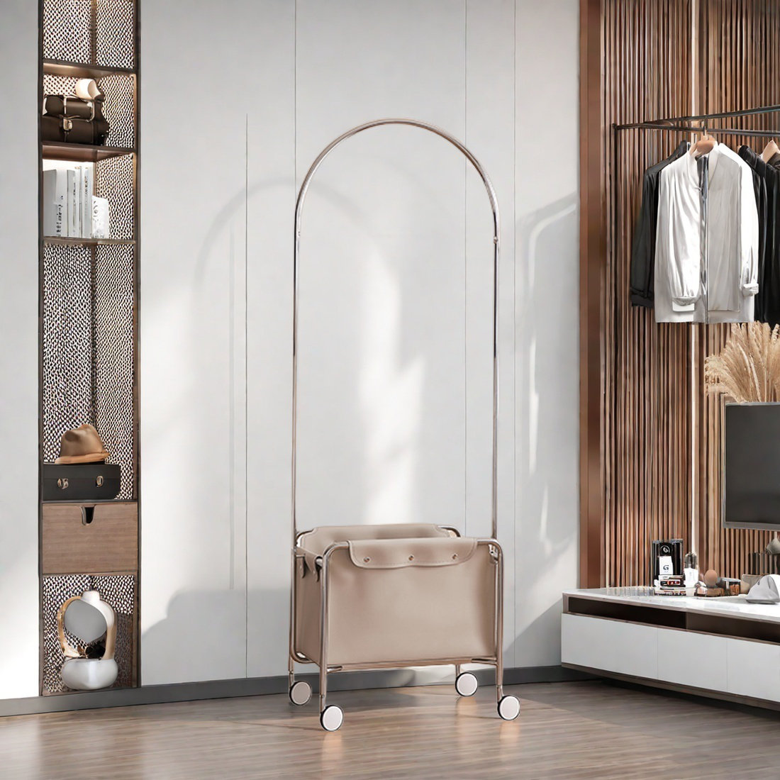 Orren Ellis Vintage Saddle Leather Coat Rack Stainless Steel | Wayfair