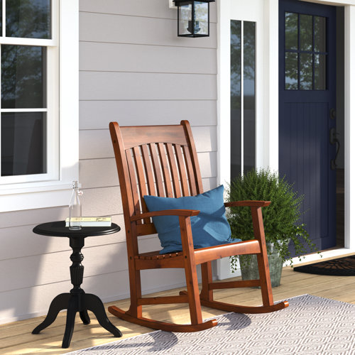 August Grove® Gabbert Outdoor Rocker Chair & Reviews | Wayfair