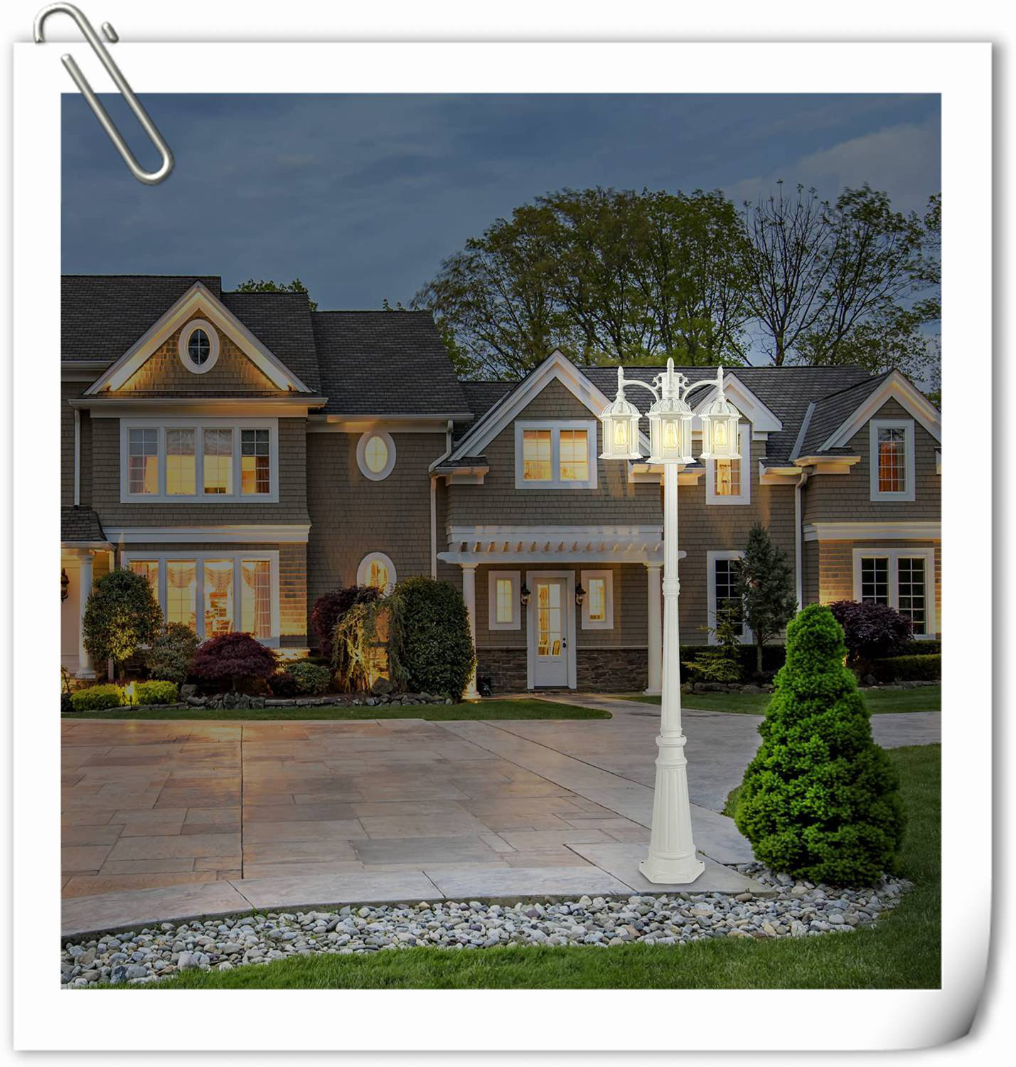 Alcott Hill® Cyntoria Transparent Lamp Post (Full) | Wayfair